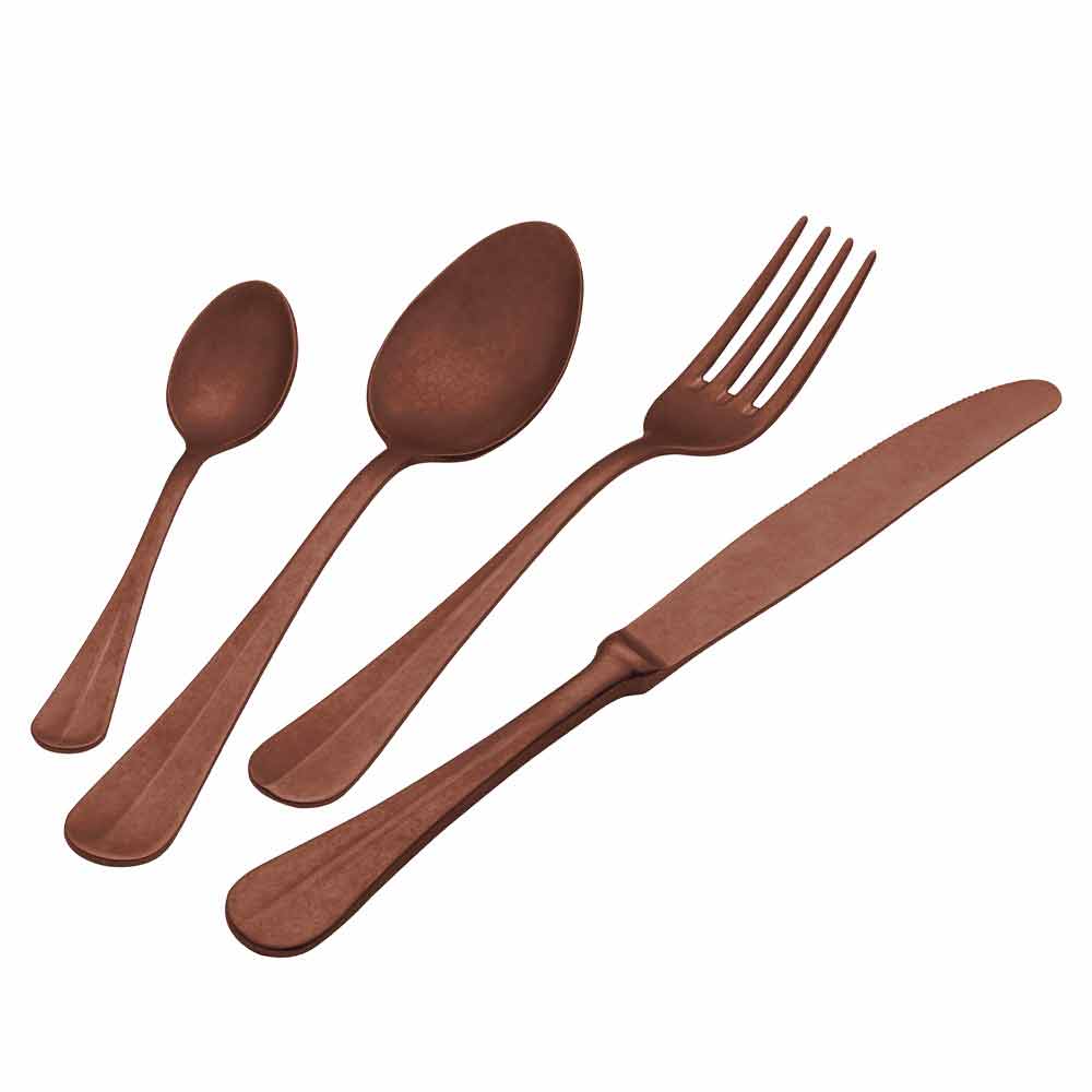 24 Edelstahl Besteck Luxus Design Vintage Retro Style